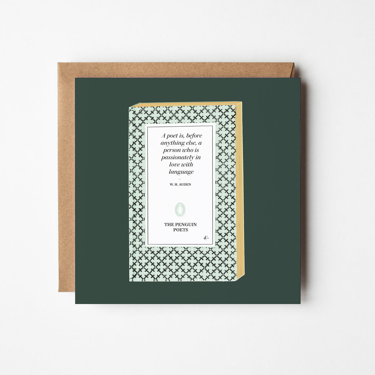 The Poet - blank greetings card – DESIGN SMITH LTD