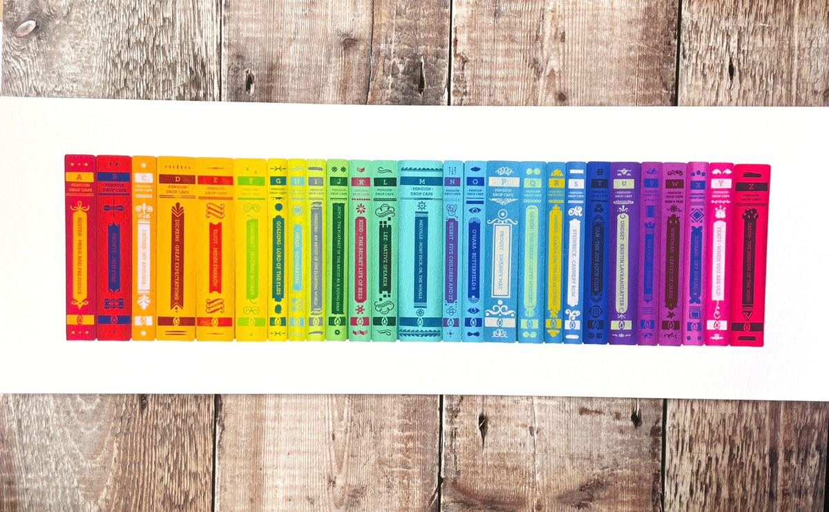 Penguin Drop Caps - limited-edition, giclee book print – DESIGN SMITH ...