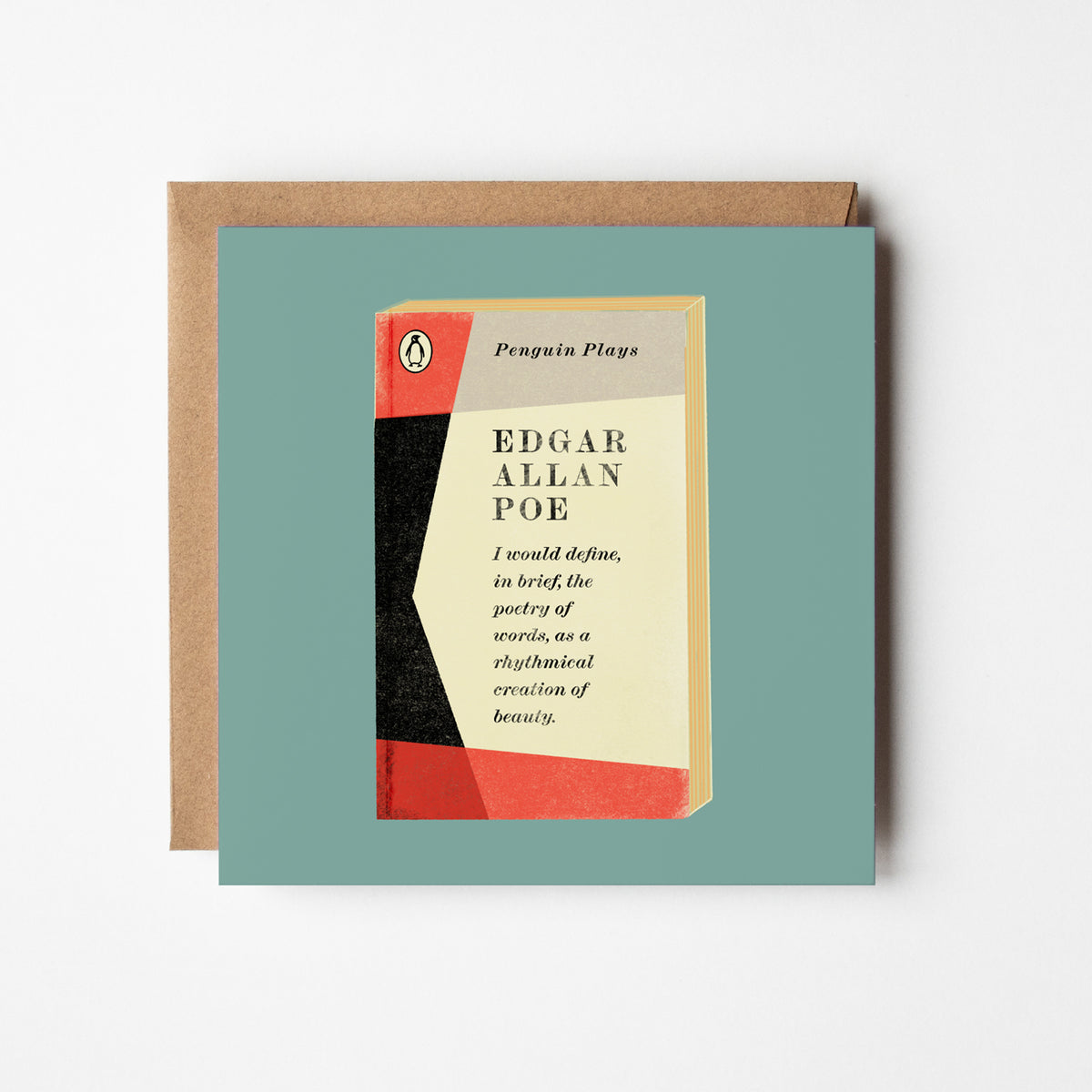 Poetry of Words - blank greetings card – DESIGN SMITH LTD
