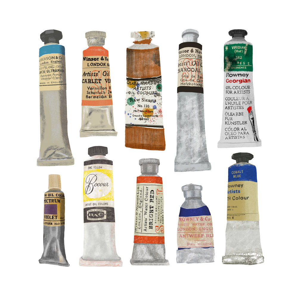 Painter’s Palette - limited-edition, giclee print – DESIGN SMITH STUDIO